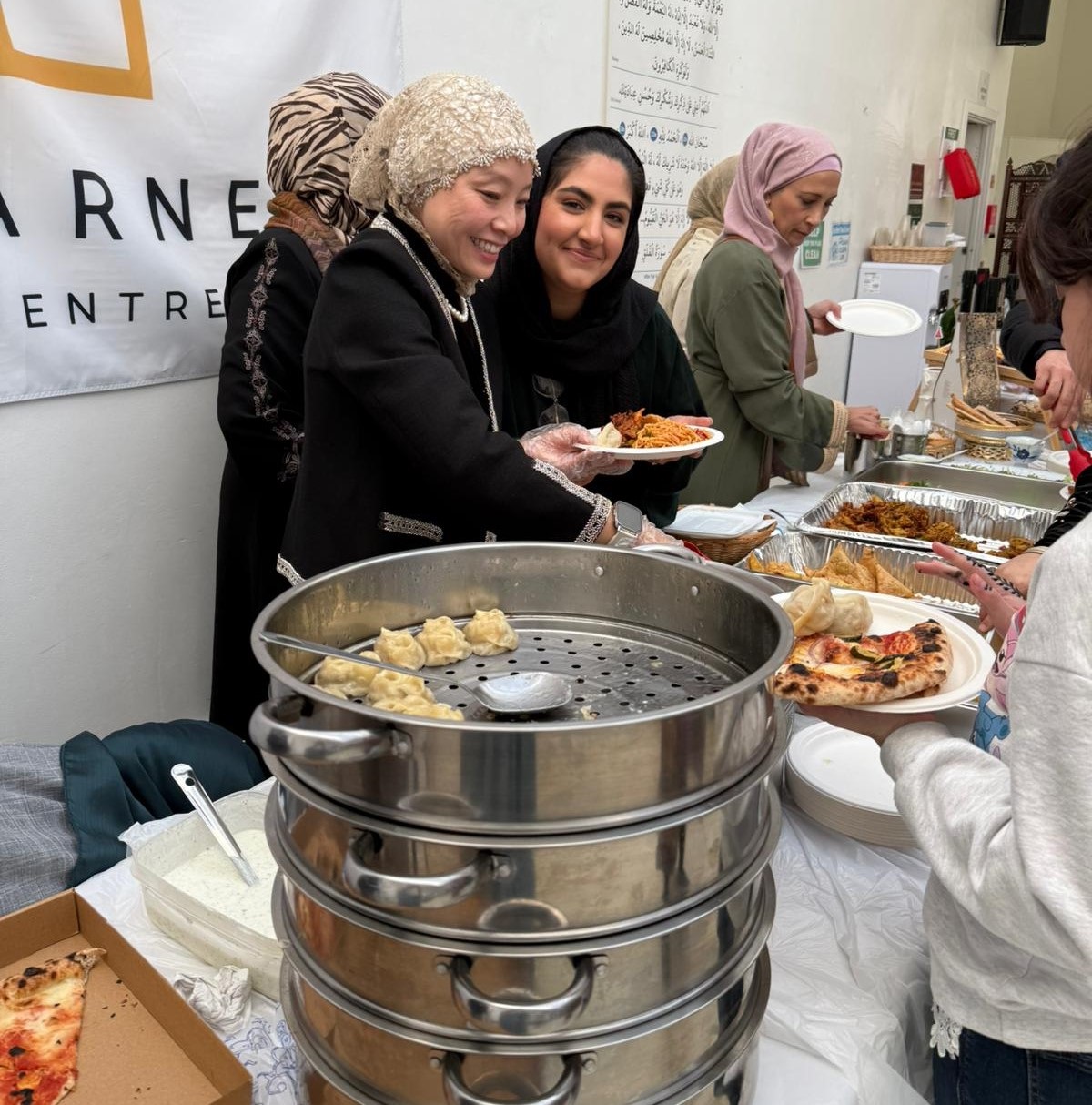 Food and hospitality on offer at the High Barnet Islamic Centre for an ...