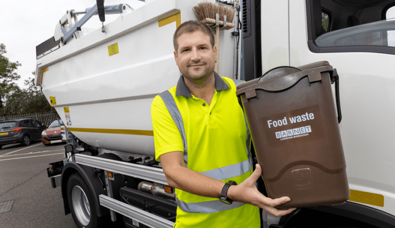 Food waste being collected on bin days from homes across Borough of ...